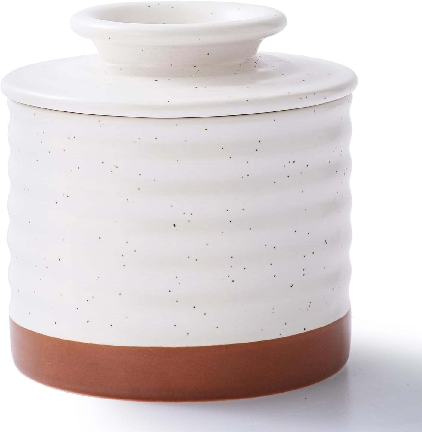 Butter Crock for Counter with Water, French Butter Dish with Lid for ...