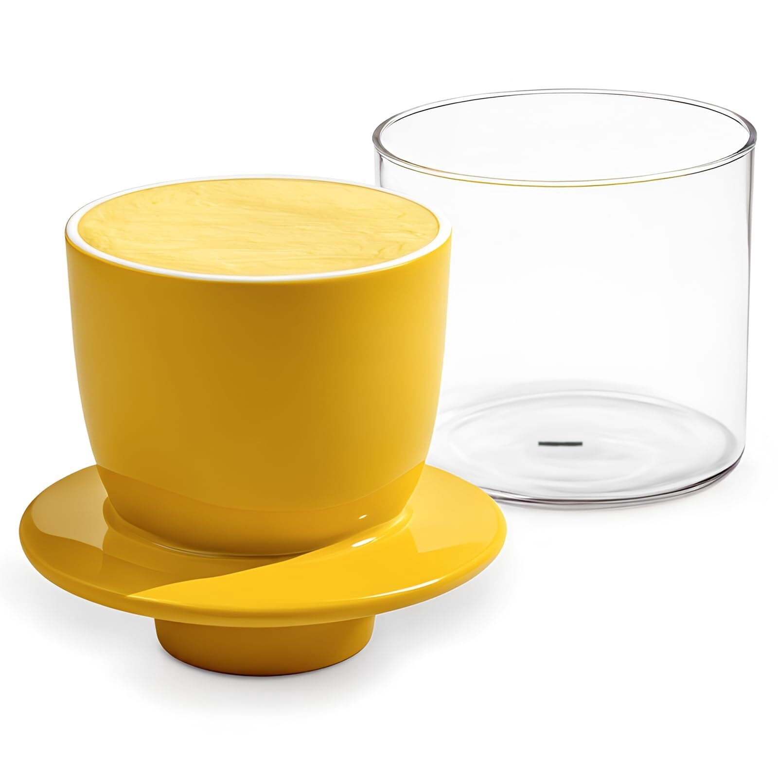Butter Crock, French Butter Dish,Butter Crock with Visible Water Line ...