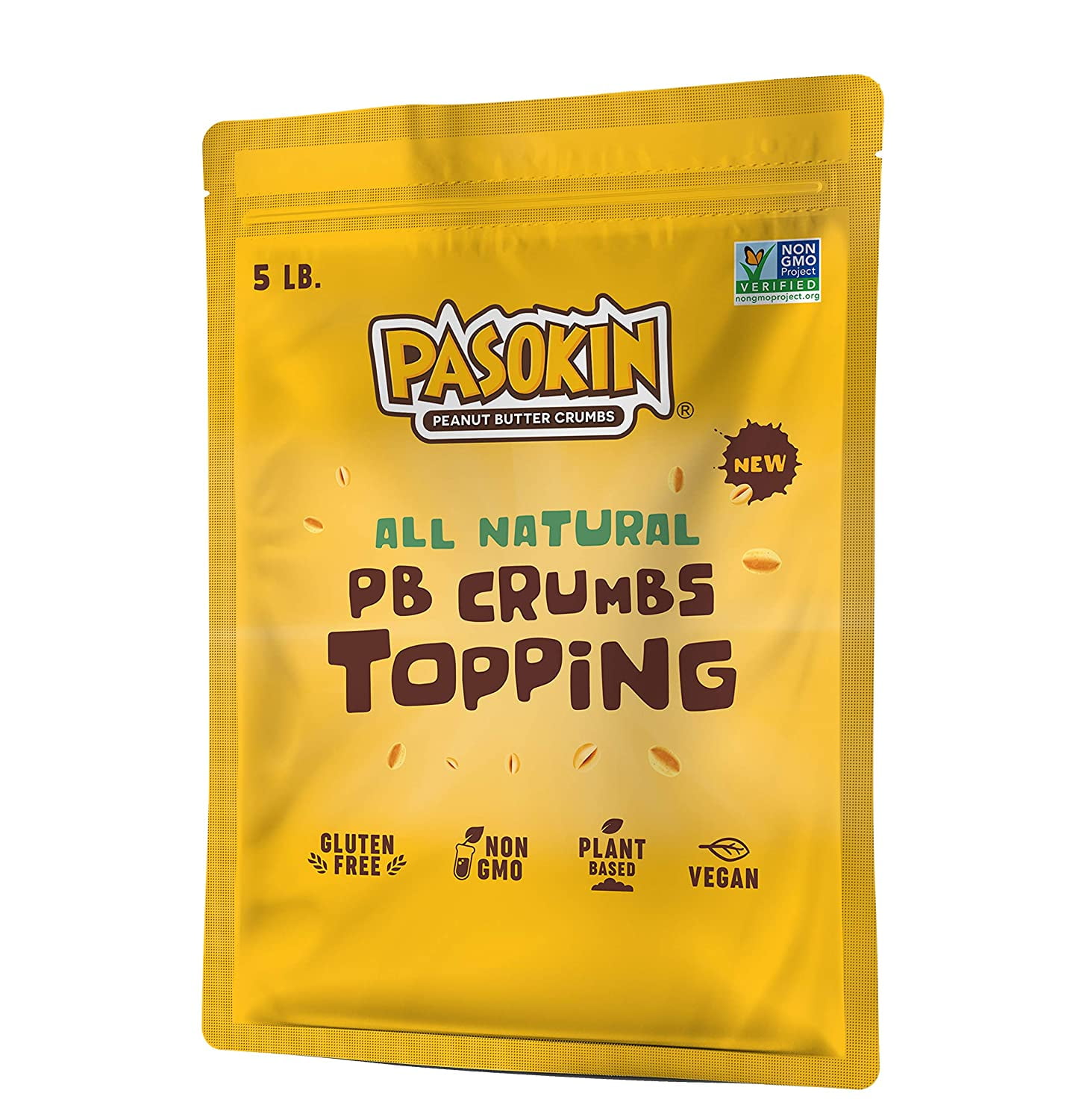 Butter Crumbs Gluten-Free, Vegan, All Natural Butter Topping, Made in USA, Super Value Pack, 5 ...