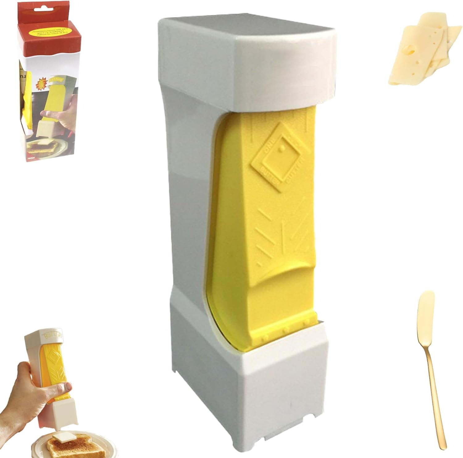 Butter Cutter Slicer Single Stick, 2025 New Portable Butter Slicer ...