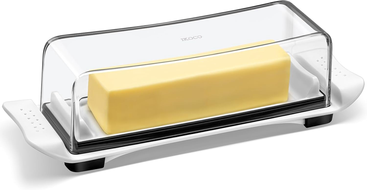 Butter Dish, Airtight Butter Dish with Lid for Countertop and ...