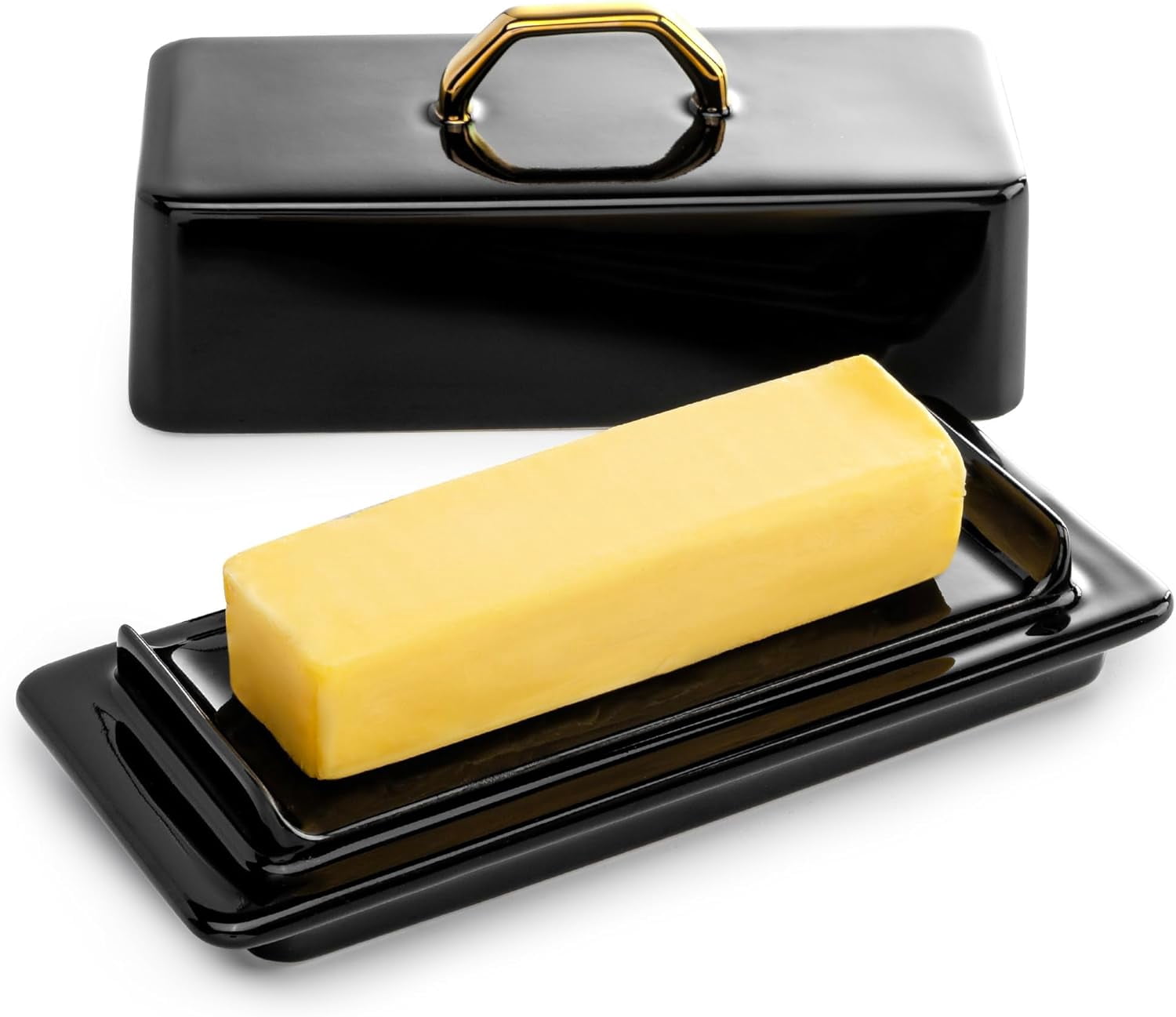 Butter Dish with Lid for Countertop - Butter Container - Butter Saver ...