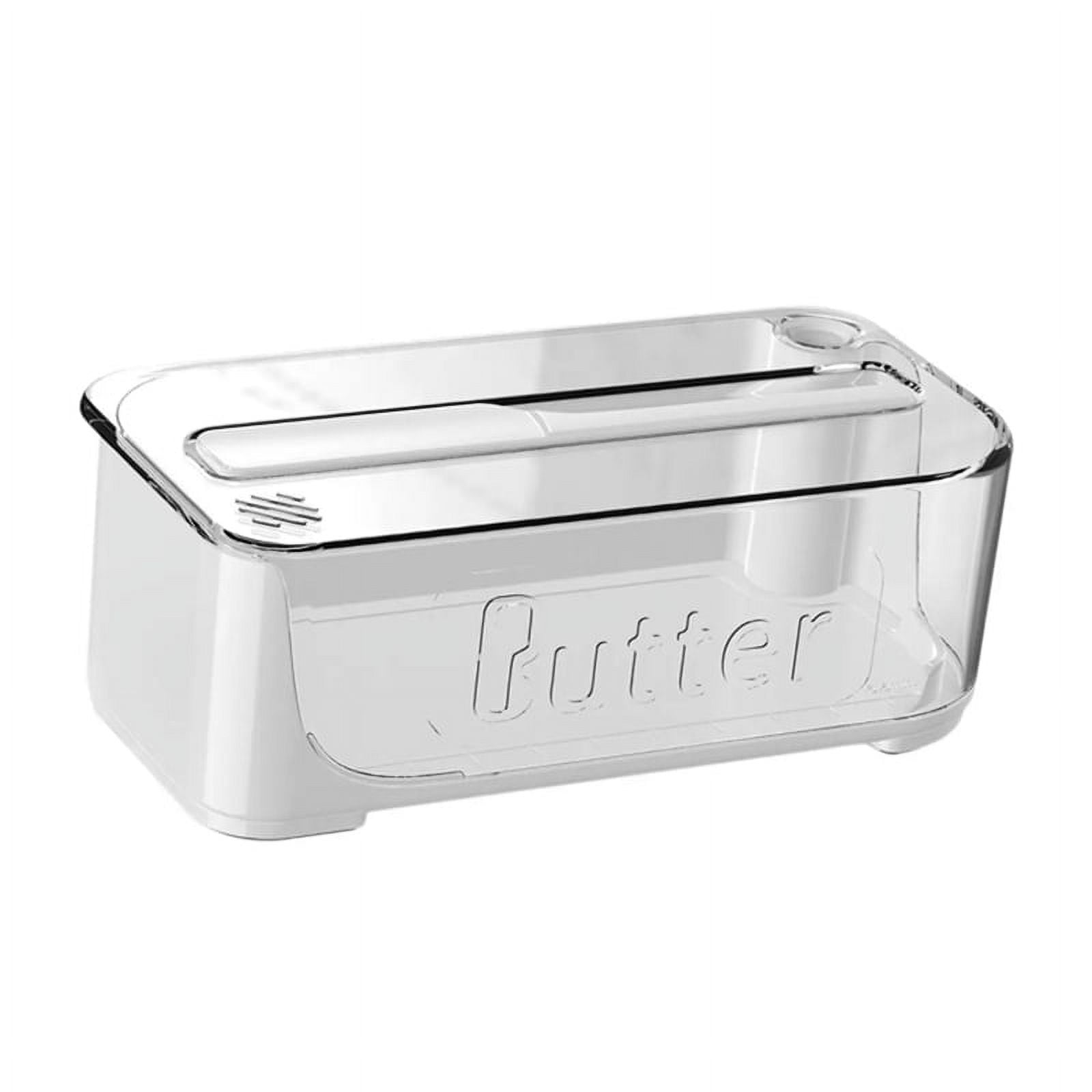 Butter Dish Storage Box with Cutter Food Container Lid Easy Cutting ...