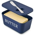 Butter Dish With Lid And Knife,BPA Free Food Grade Plastic Butter ...