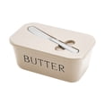 Butter Dish With Lid And Stainless Steel Spreader, Kitchen Storage ...