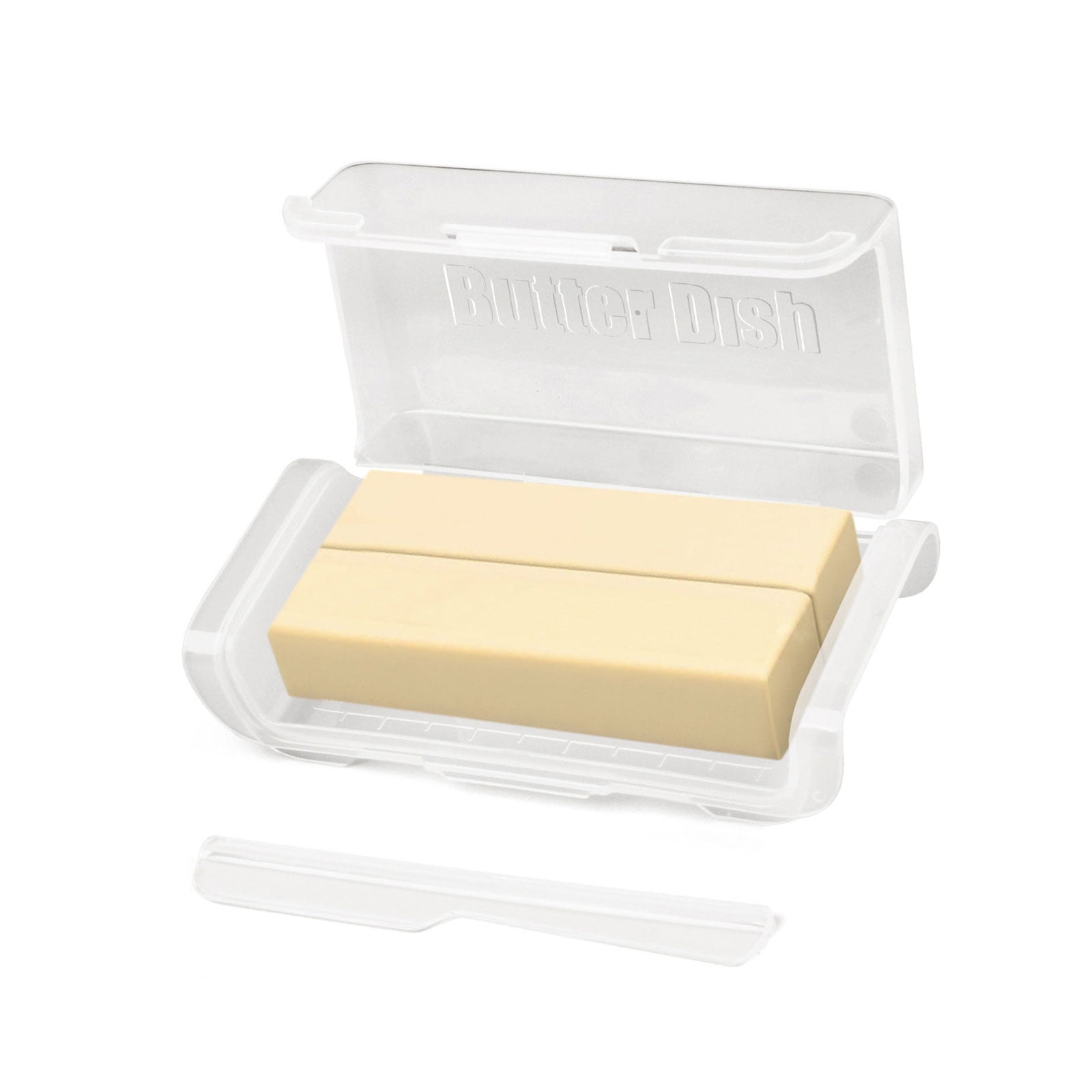 Butter Dividing Storage Box with Lid Cheese Keeper Box Plastic Butter ...