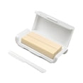 Butter Dividing Storage Box with Lid Fridge Butters Organizers Cheese ...