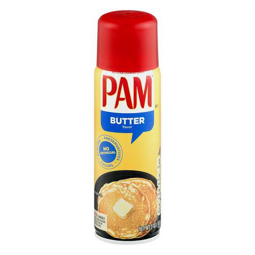 Pam Butter Flavored Cooking Canola Oil Spray (Pack of 2) - Walmart.com