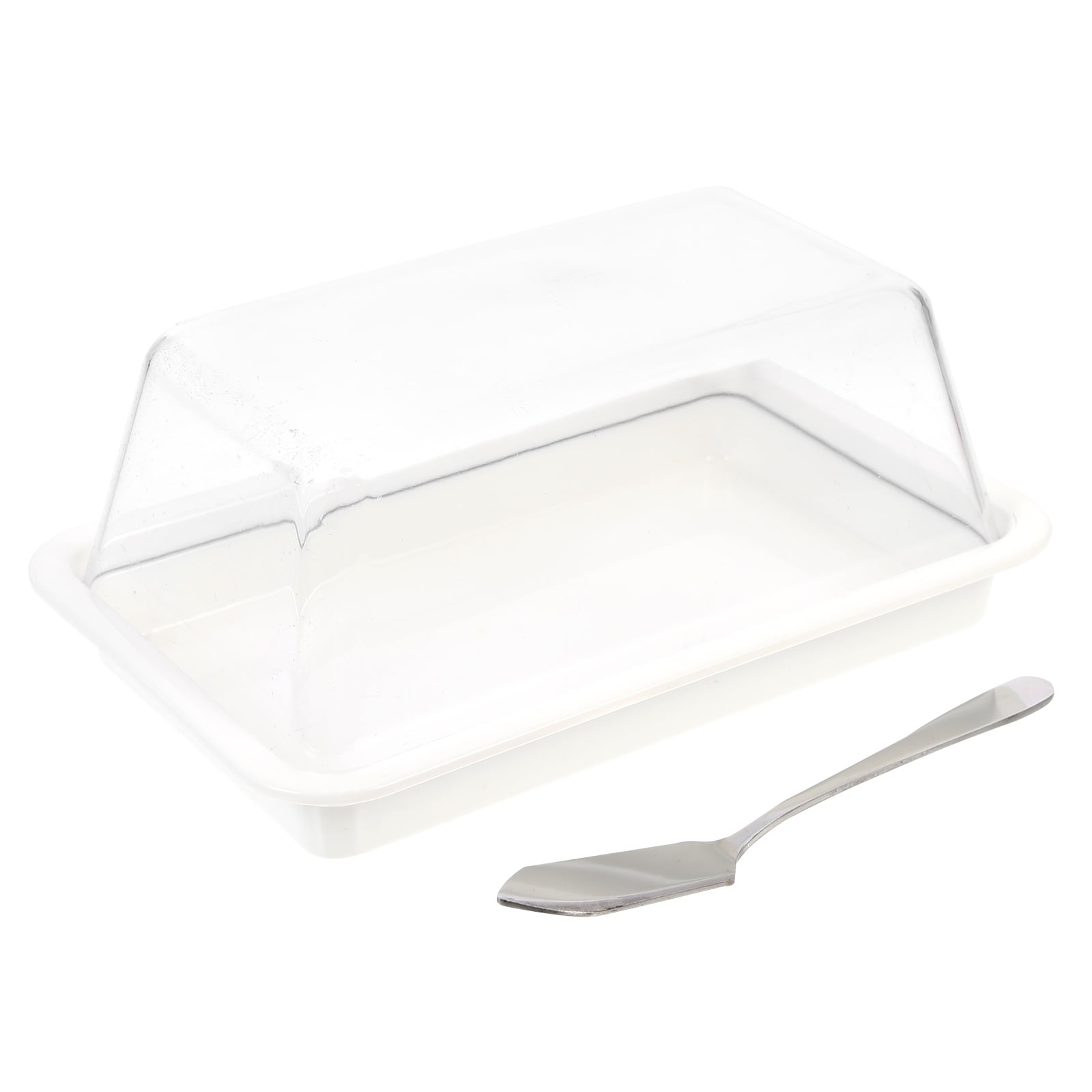 Butter Glass Container with Lid Churn Kitchen Utensil Dustproof Cheese ...