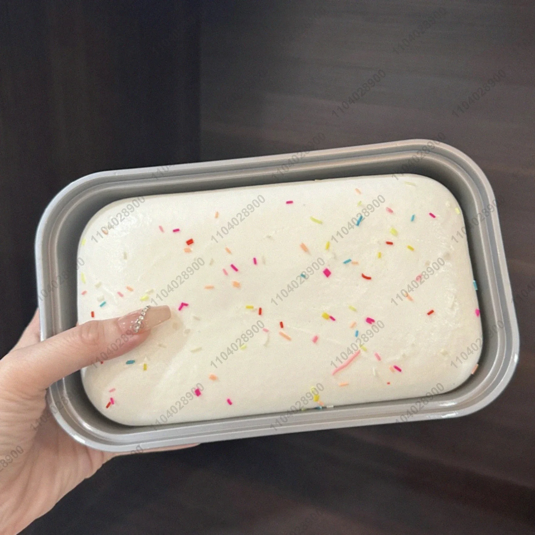 Butter Ice Cream Sticky Box Cake Squishy Toy Slow Rising Fidget Squeeze ...