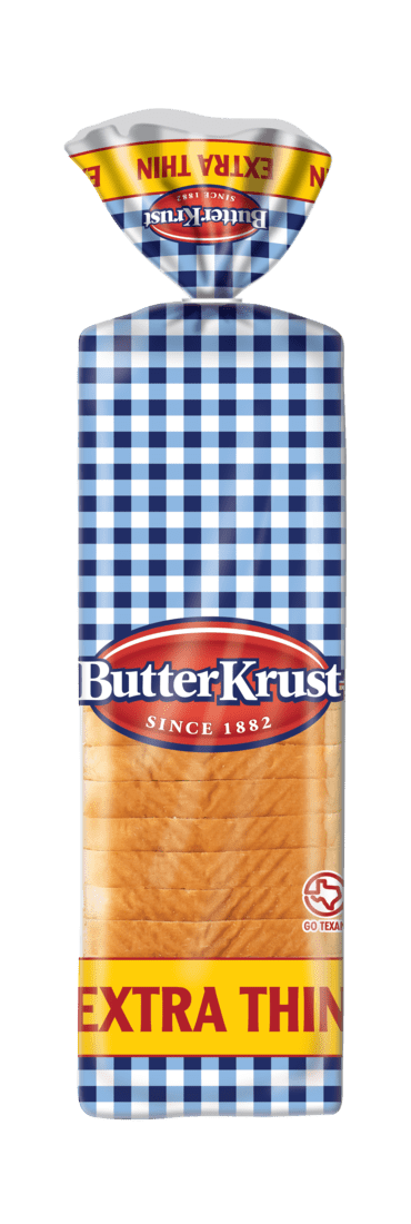 Butter Krust Extra Thin Bread, Thin Sliced White Bread Loaf, 20 oz ...