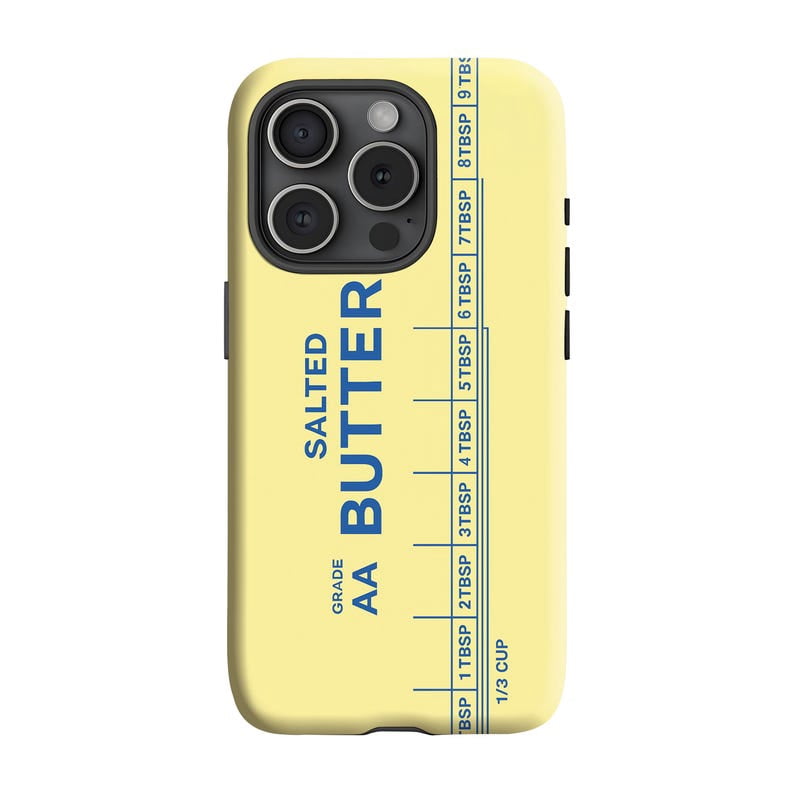 Butter Phone Case Salted Butter Funny Food Aesthetic Protective Cover ...