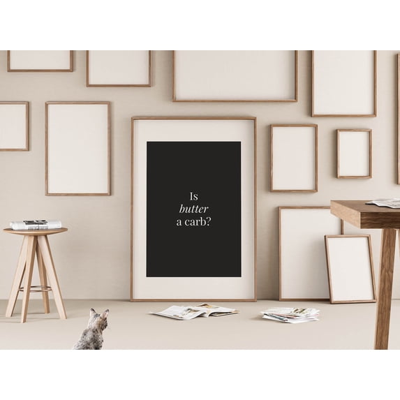 Butter Quote Family Wall Art, Stretched Canvas Size 16x24 - Walmart.com