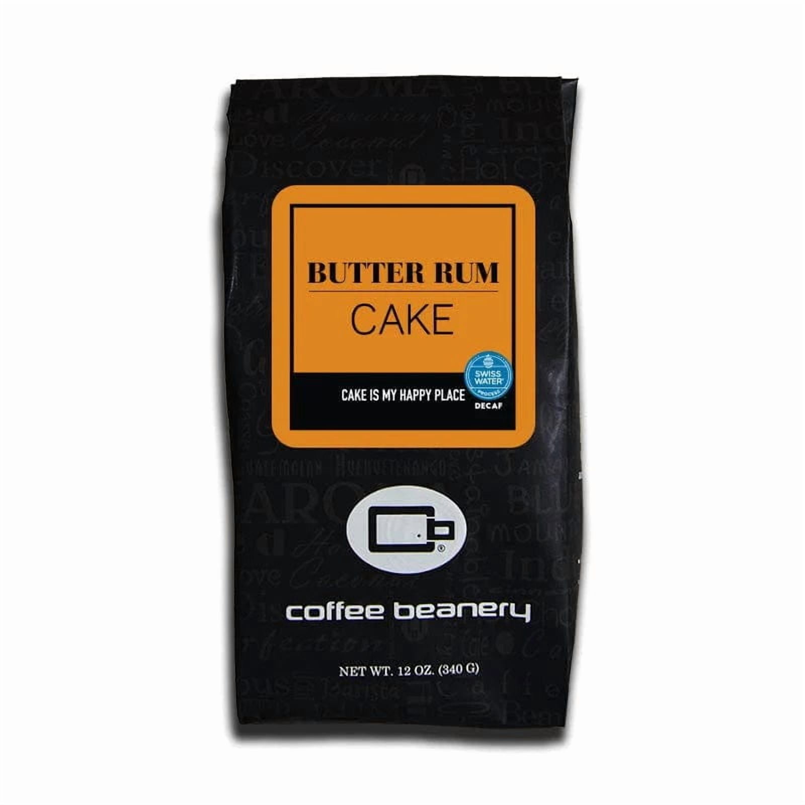 Butter Rum Cake Flavored Coffee Regular or Decaf: Decaf, Size: 12oz ...