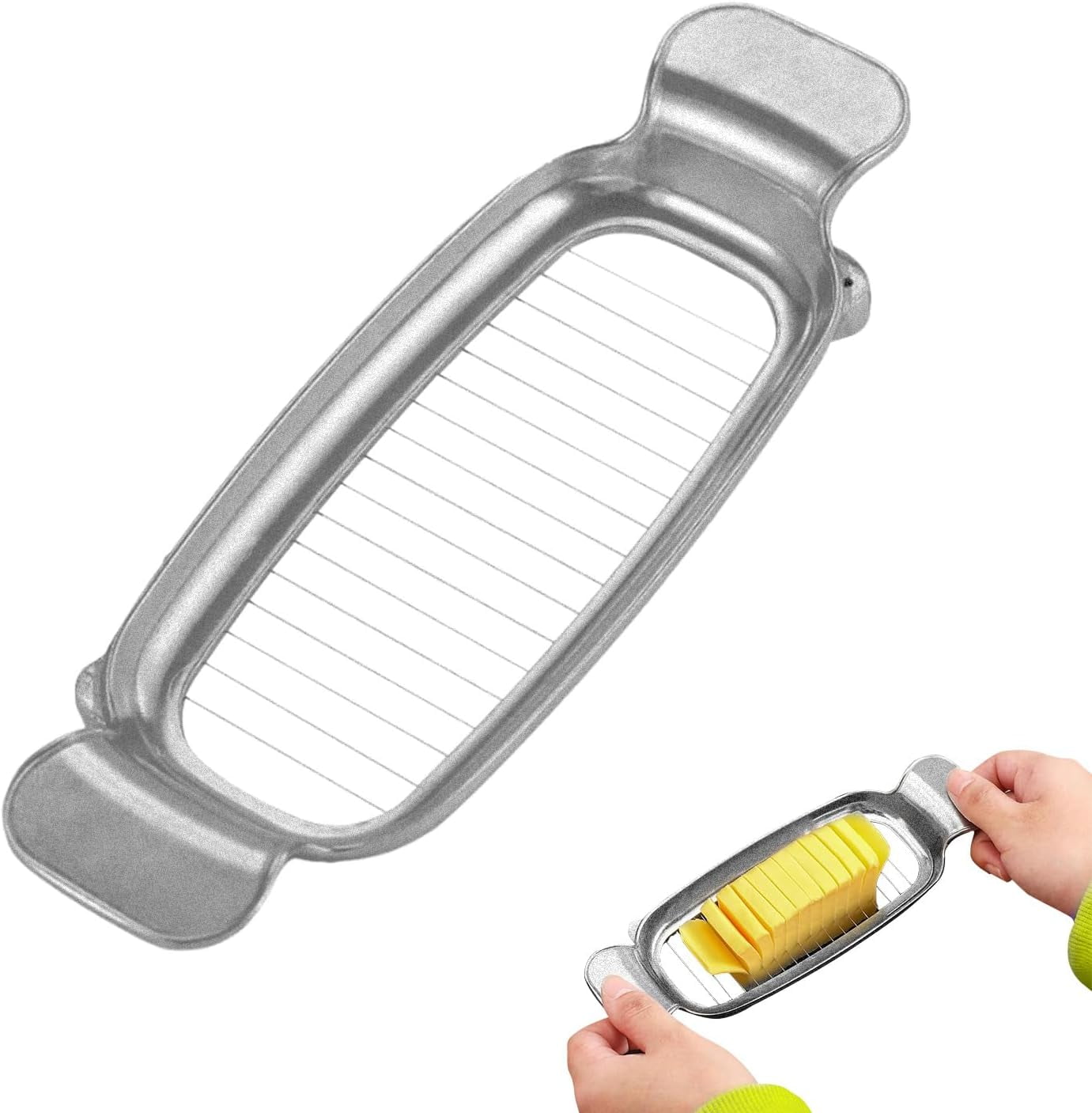 Butter Slicer, Stainless Steel Multipurpose Butter and Cheese Cutter ...