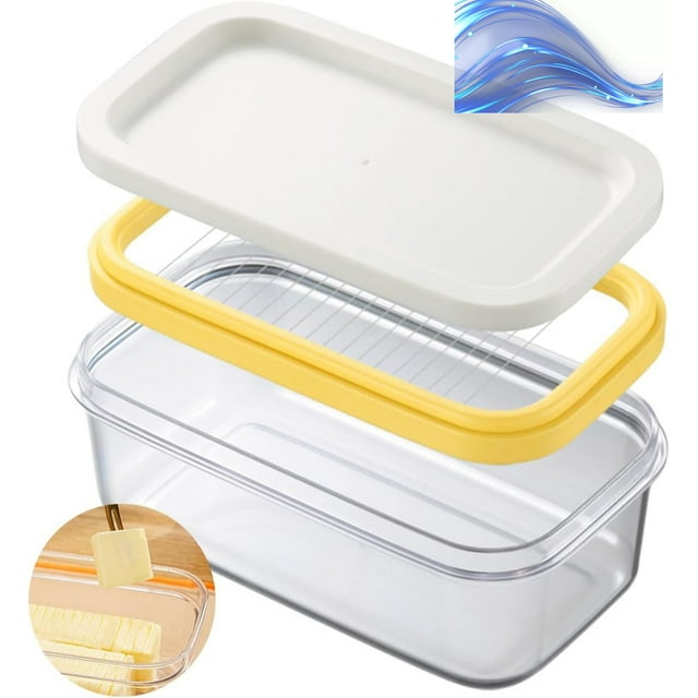 Butter Slicer Cutter Stainless Steel, Butter Cutter Slicer and Dish ...