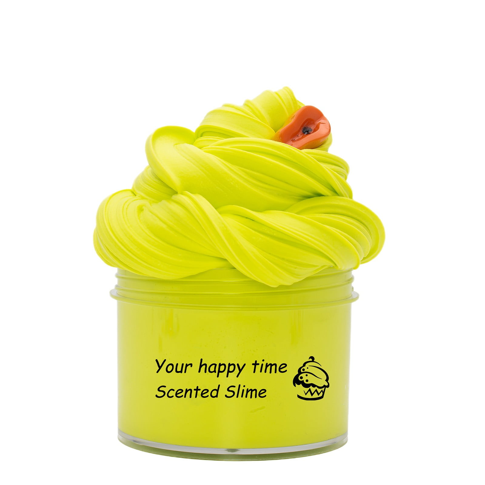 Butter Slime Kit,70ml Slime Sludge Toy with Charm Fruits Scented Stress Relief Sensory Toy ...