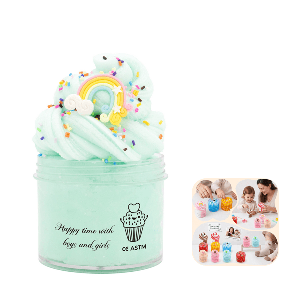 Butter Slime Kit, Soft and Non-Sticky Sludge Toy, for Girls Boys Party ...
