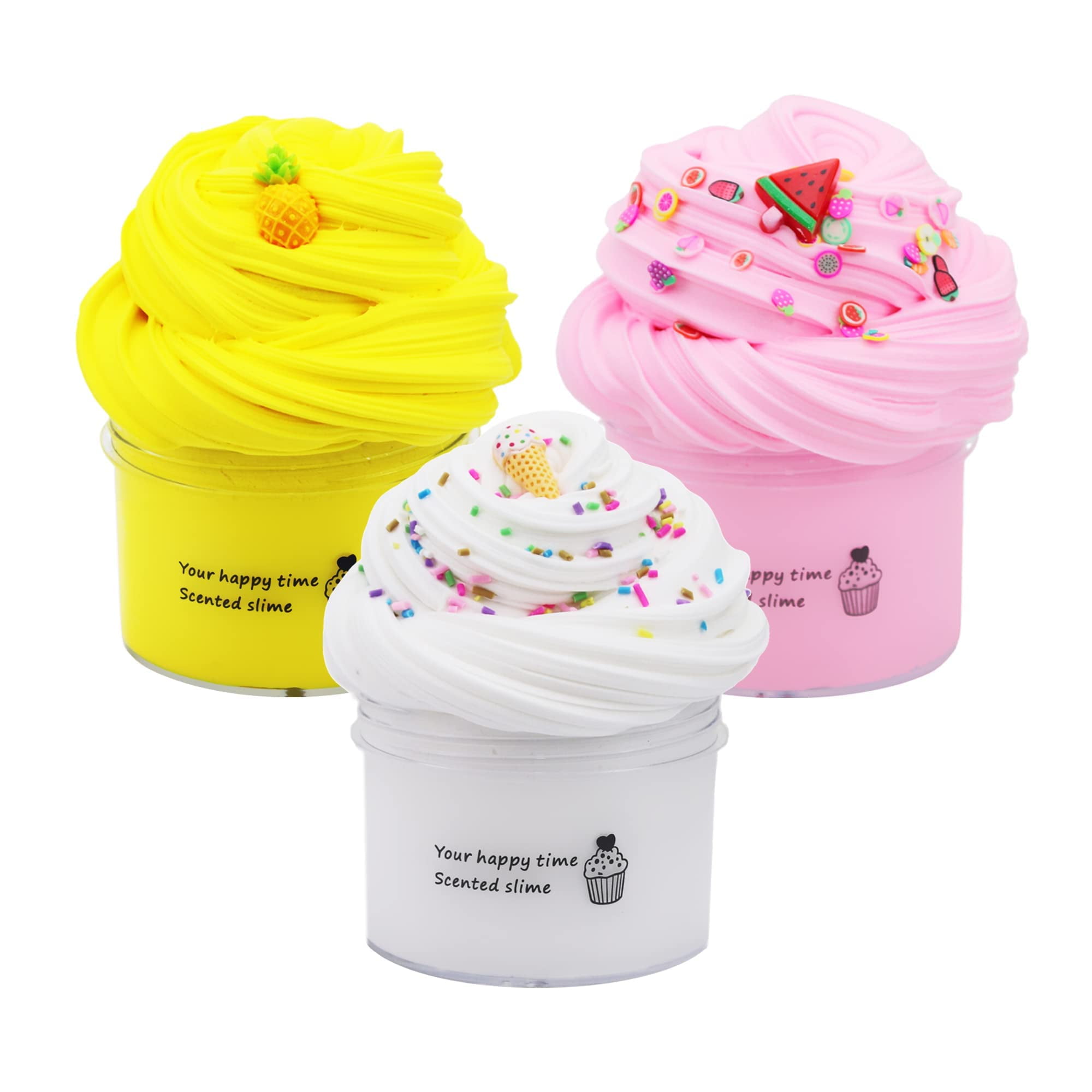 Butter Slime Kit for Girls 3 BSL1 Pack,Party Favors Stretchy and Non ...