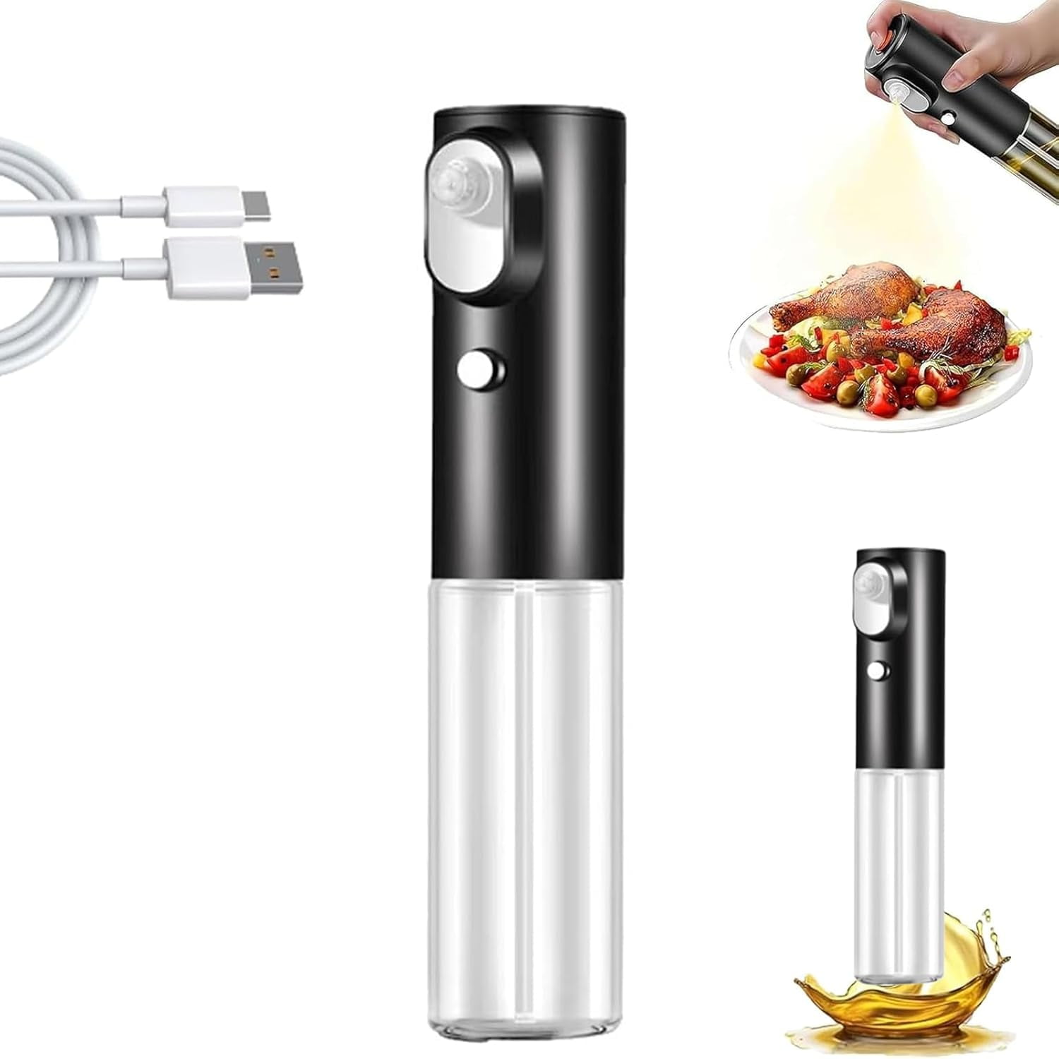 Butter Sprayer, Biem Butter Sprayer for Baking & Grilling, 200ml/7oz ...