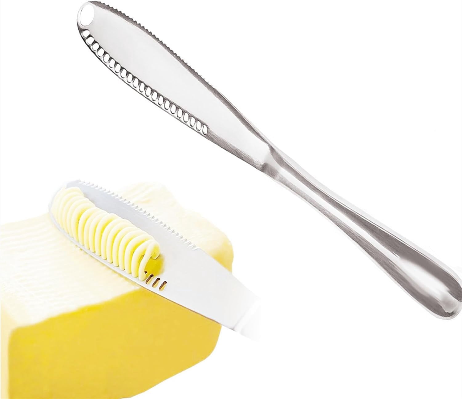 Butter Spreader, Stainless Steel 3 in 1 Kitchen Knife Gadts Curler ...