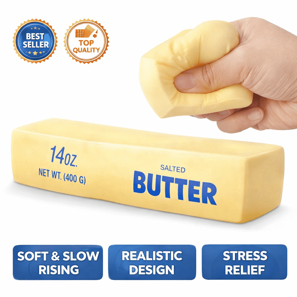 Butter Squishy, Big Butter Squishy Stick, 9.8" Slow Rising Squeeze ...