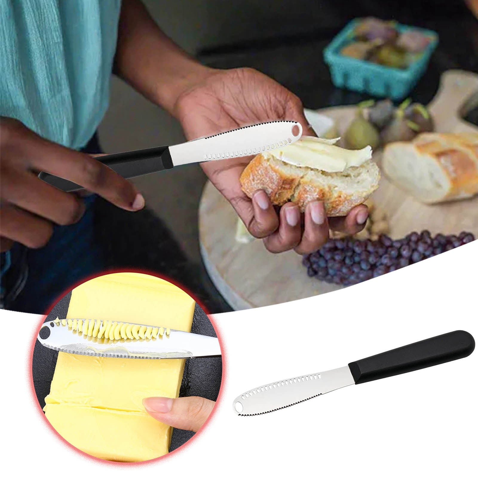 Butter Stainless Steel Butter Spreader Cold Butter Crimper And Micro ...