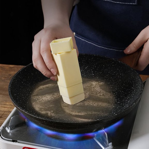Butter Smudge Stick Butter Spreader Rotating Butter Dish Dispenser with ...