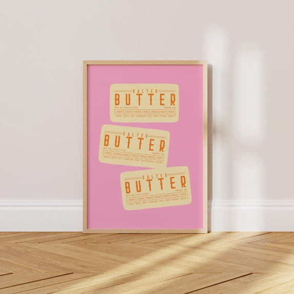 Butter Sticks Print, Unframed Paper Poster 16x20in - Walmart.com