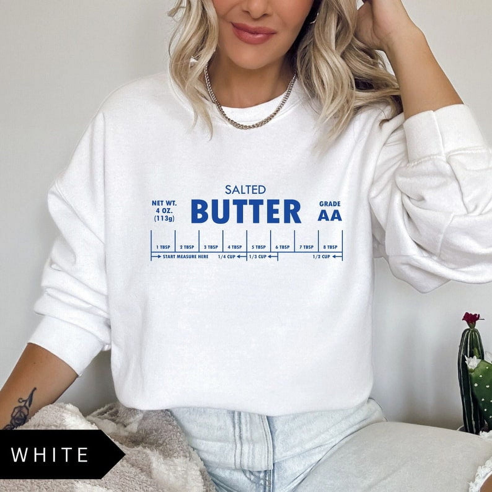 Butter Sweatshirt, Stick of Butter, Funny Baking Shirt, Cooking Shirt ...