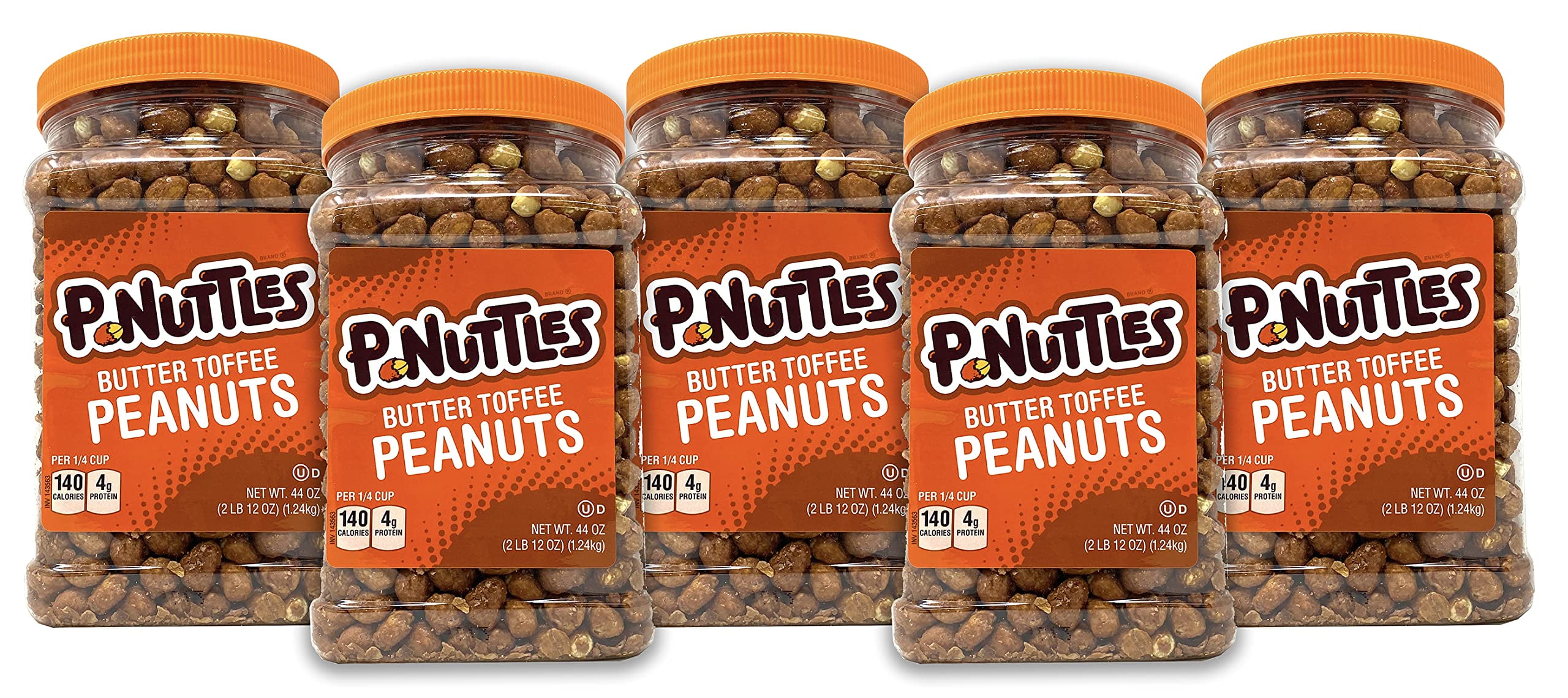 Butter Toffee Covered Peanuts, Toffee Peanuts, 44 Ounce Jar Made In The ...