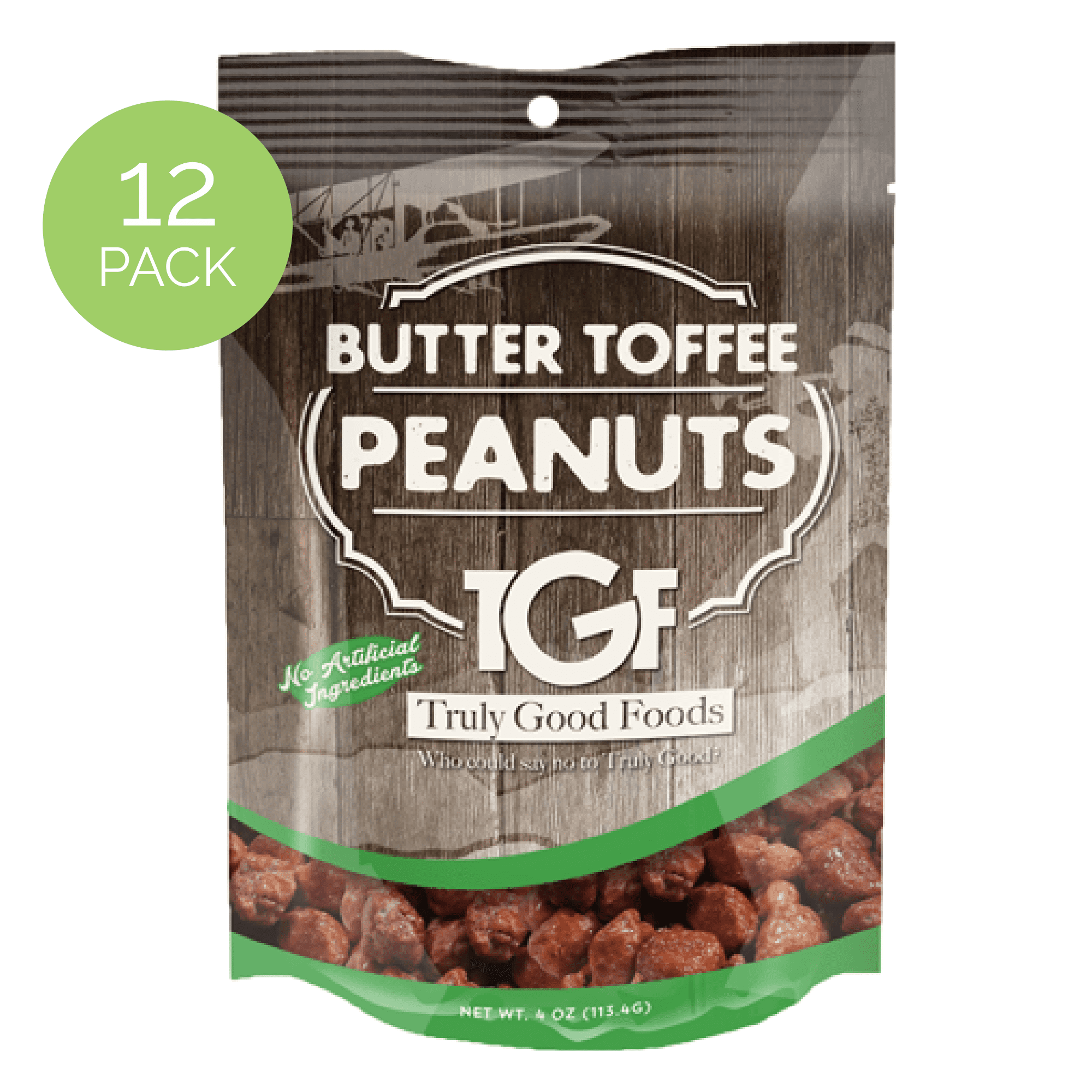 Butter Toffee Peanuts Resealable Bags, 4oz, 12-count - Walmart.com