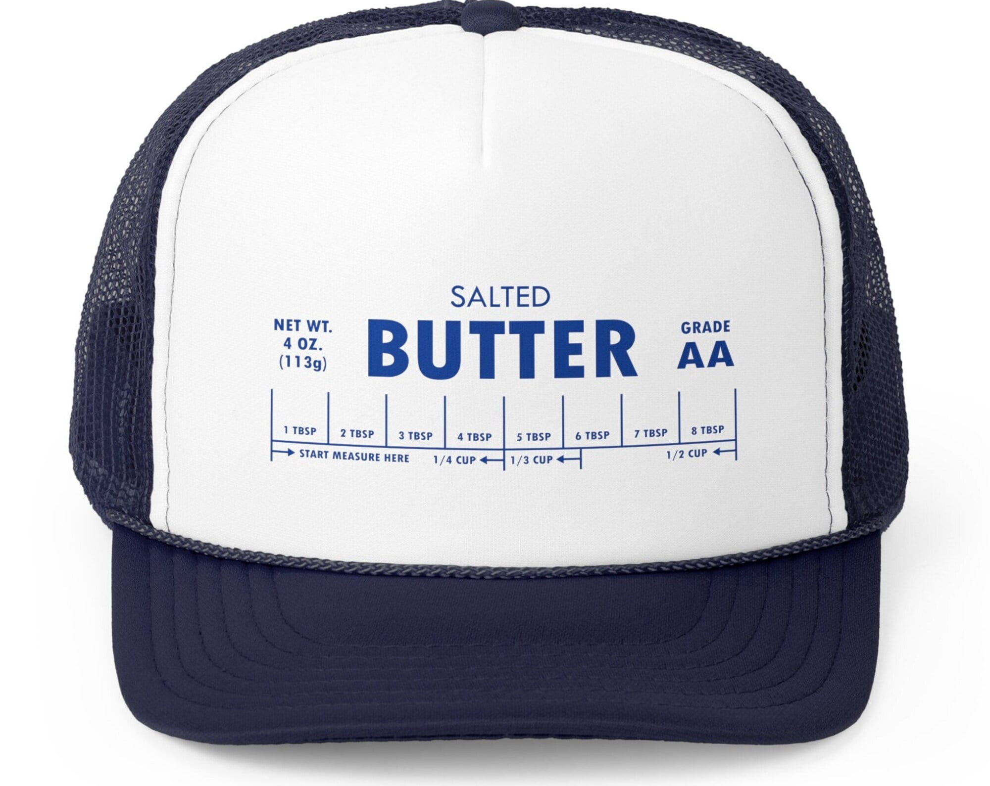 Butter Trucker Hat Funny Retro Style Otto Cap - Walmart.com
