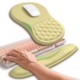 Butter Yellow 2-in-1 Wrist Rest Mouse Pad - Walmart.com