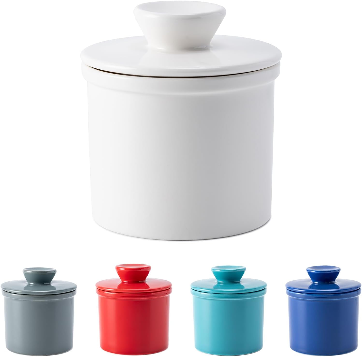 Butter cake with waterline, French butter dish with lid, ceramic butter ...