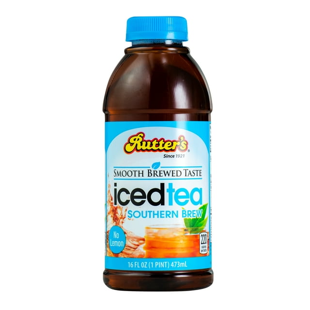 Rutter's Southern Brew Sweet Tea, Pint, Plastic Bottle - Walmart.com