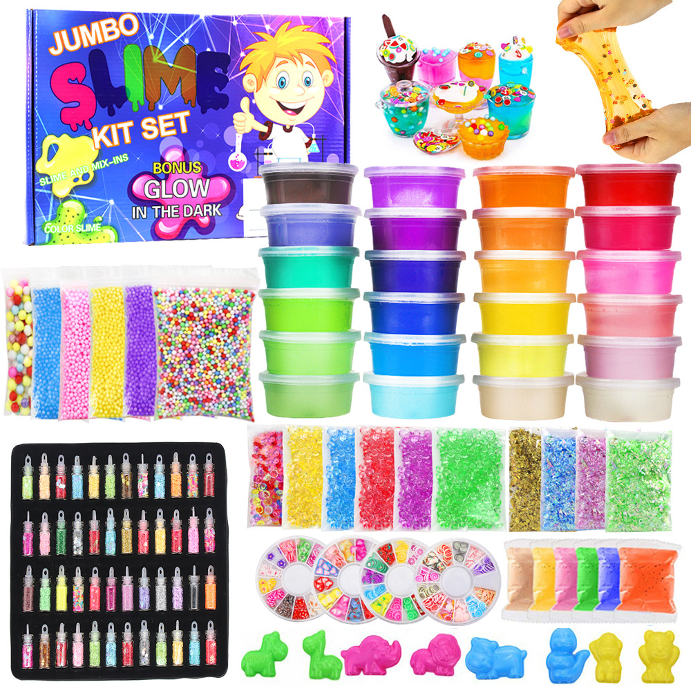 Butter slime set, slime set ice cream squishy slime making kit, fun ...