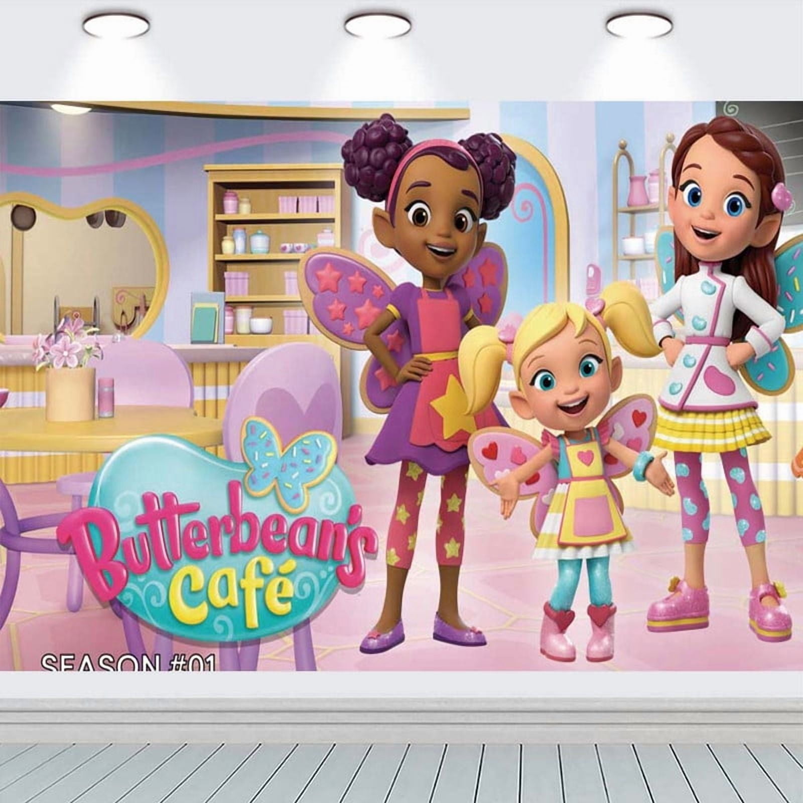 Butterbean's Cafe Party Supplies Backdrop Banner Poster Birthday ...