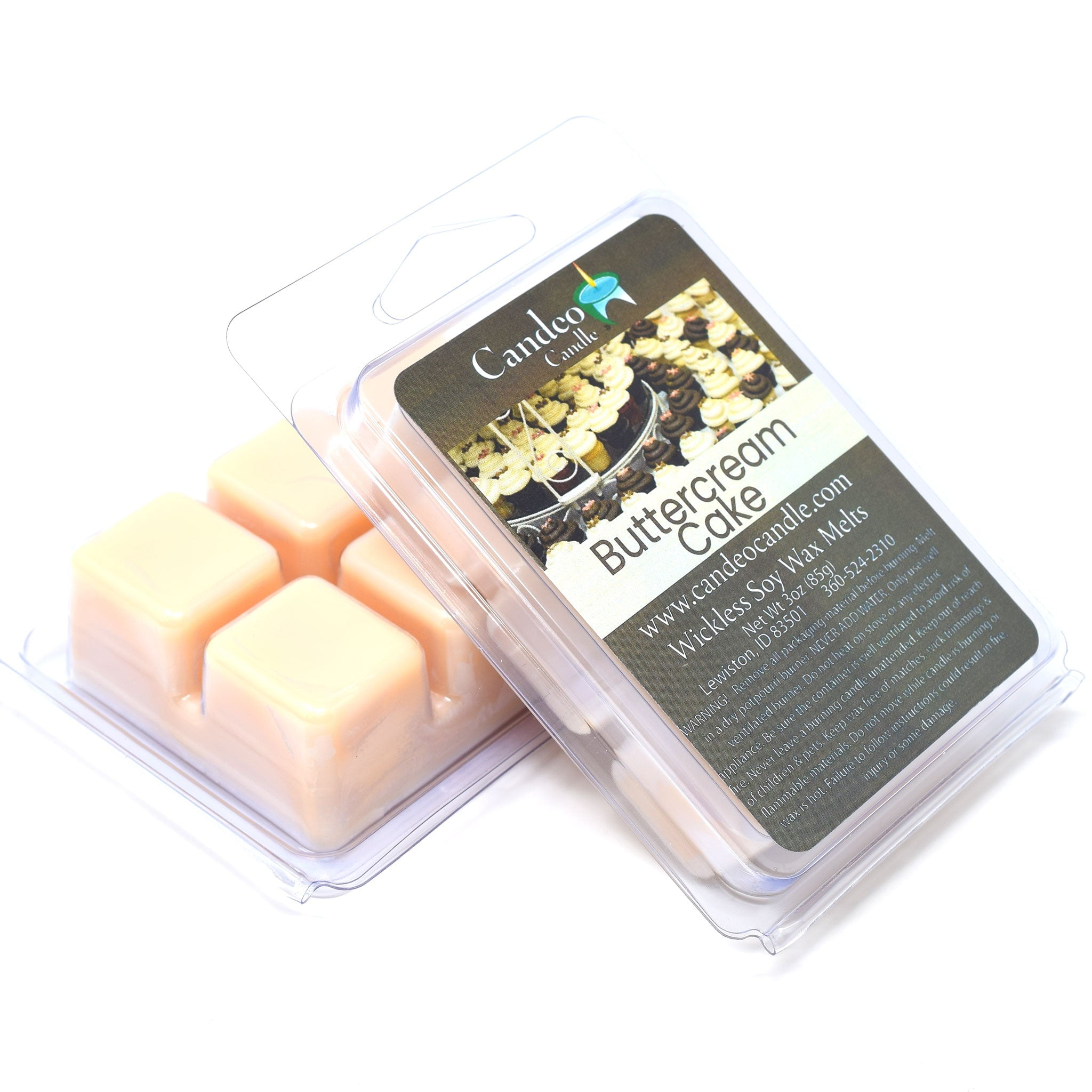 Buttercream Cake, Soy Melt Cubes, 2-Pack - Walmart.com