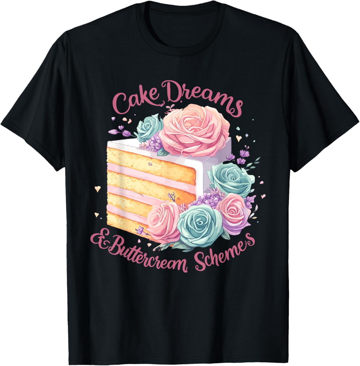 Buttercream Schemes Pastry Chef Cake Baker T-Shirt men and women can ...