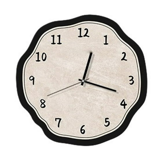 Buttercream-Style Living Room Wall Clock Silent Operation Versatile ...