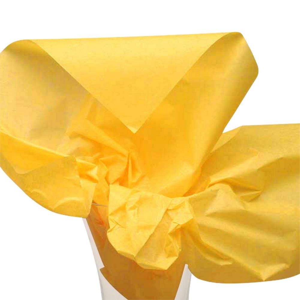 Buttercup Yellow Colored Tissue Paper - 20" x 30" Sheets - 48 Sheets ...