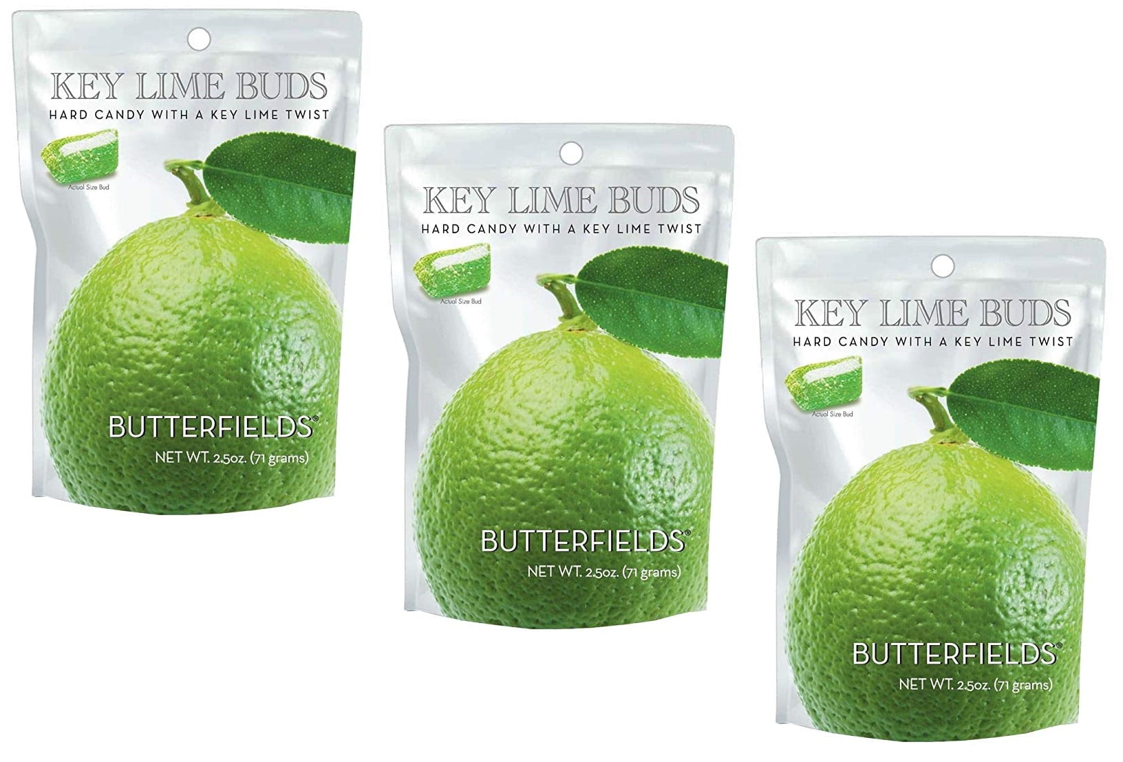 Butterfields Gourmet Key Lime Candy Buds - Gluten Free, Pure Cane Sugar ...