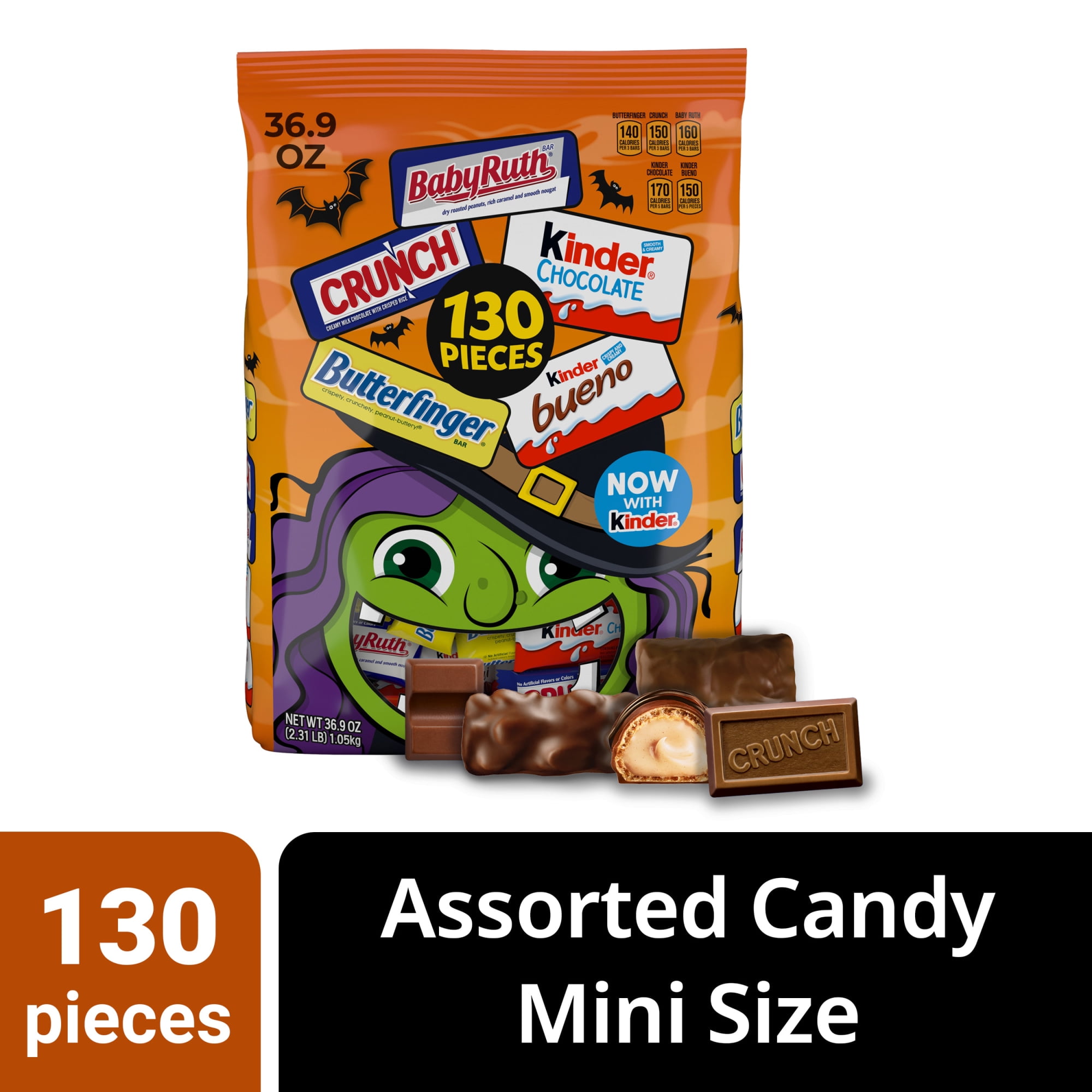 Butterfinger, CRUNCH, 100 Grand, Kinder Bueno, Kinder Chocolate ...