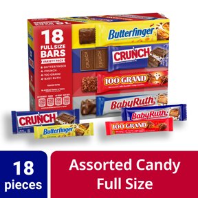 Zero Candy Bars 24 Pack 1.85 oz Each Caramel, Peanut, and Almond Nougat ...
