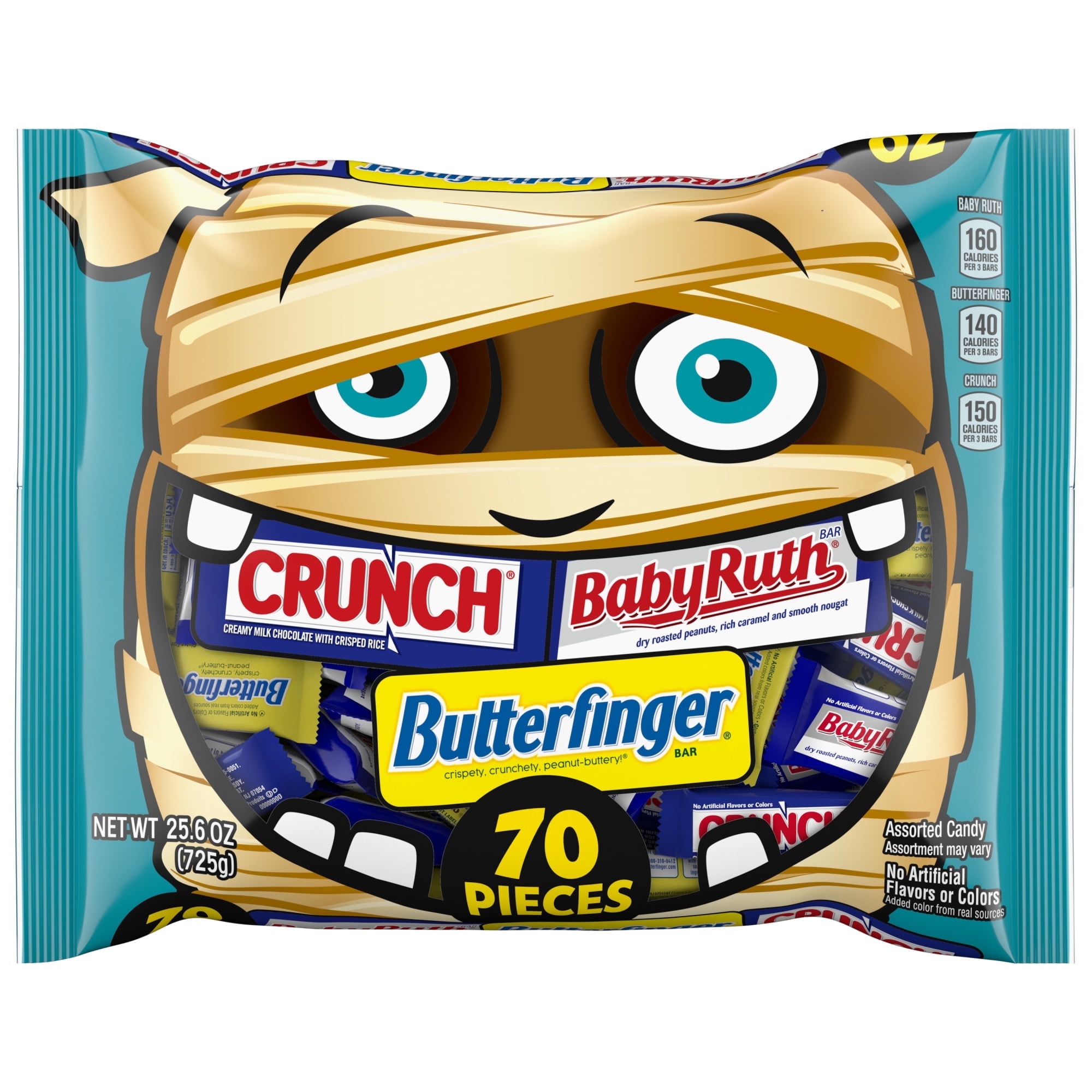 Butterfinger, CRUNCH and Baby Ruth Fun Size, Assorted Candy Bars ...