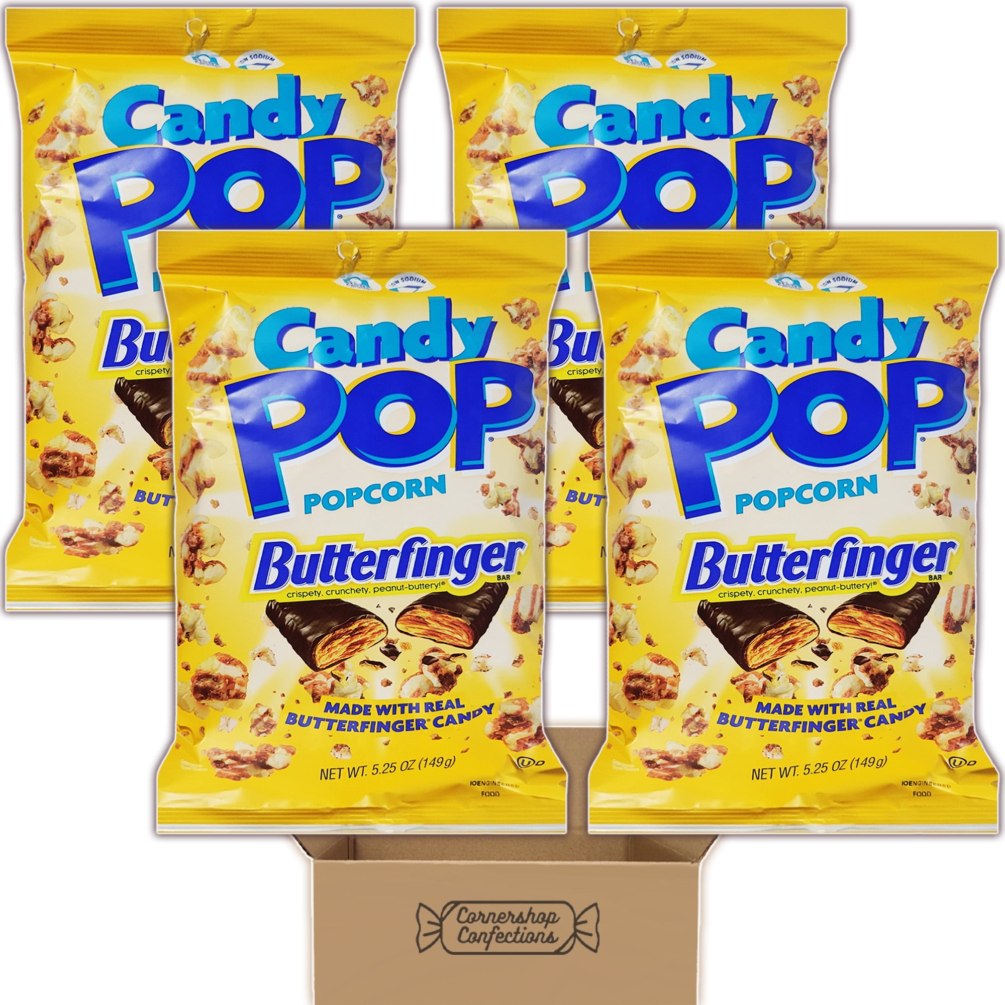 Butterfinger Candy Pop Bulk Pack - 4 Individually Sealed 5.25 Ounce ...