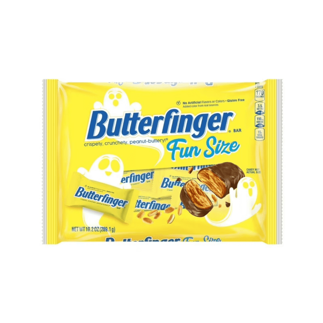 Butterfinger, Chocolatey, Peanut-Buttery, Fun Size Candy Bars, ( 10.2 ...