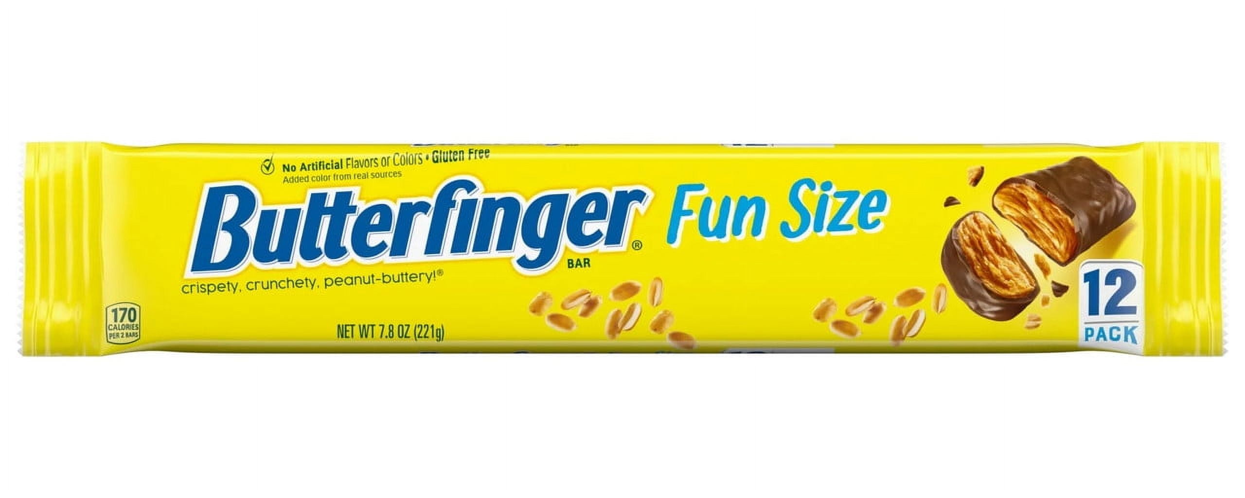 Butterfinger, Chocolatey, Peanut-Buttery, Fun Size Candy Bars, 1PACK ...
