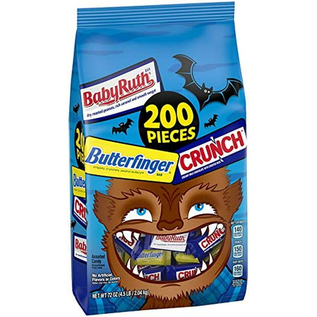 Butterfinger & Co. Bulk Chocolate-y Halloween Candy Bag, Mix of Mini ...